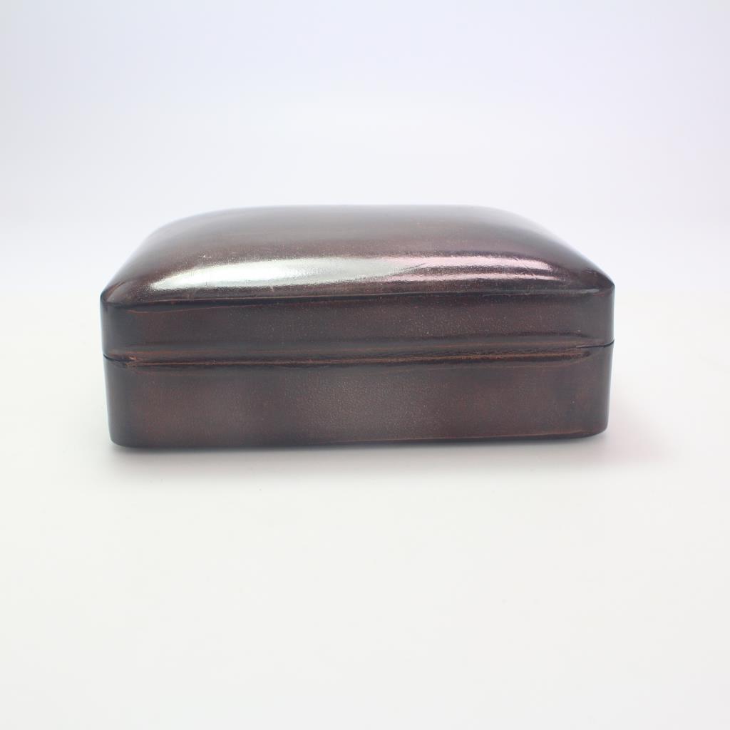 Firenze Italian G Papini Leather Trinket Box | Property Room