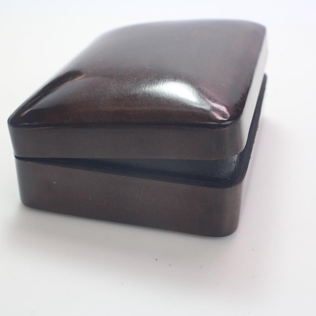 Firenze Italian G Papini Leather Trinket Box | Property Room