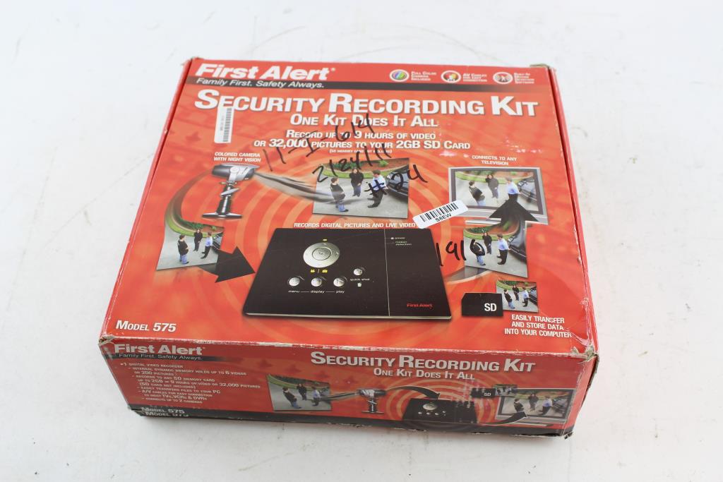 First Alert Security Recording Kit Model 575 | Property Room