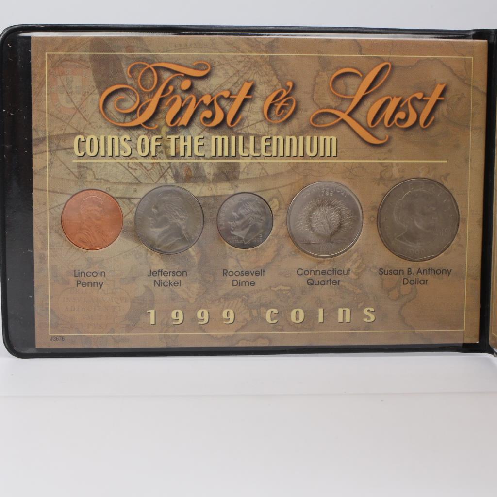 First And Last US Coins Of The Millennium, 10 Pieces | Property Room