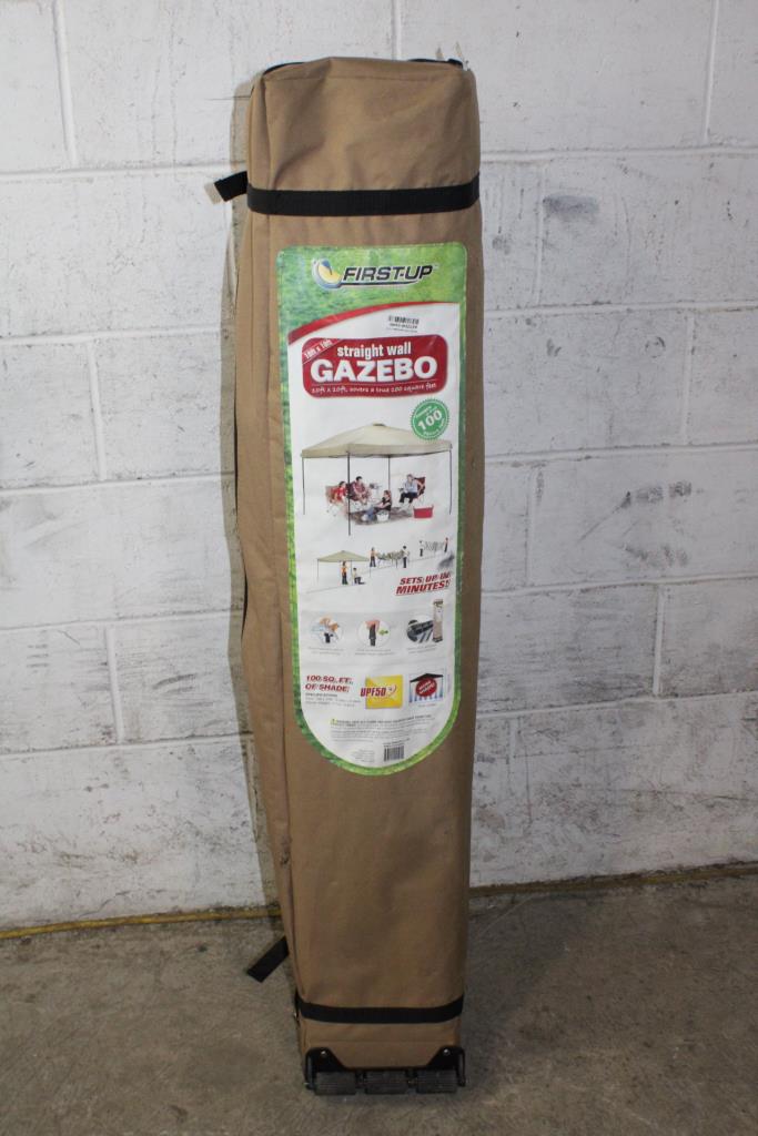 First-Up Straight Wall Gazebo | Property Room