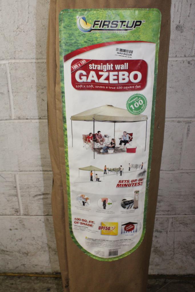 First-Up Straight Wall Gazebo | Property Room