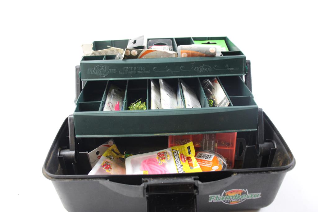 Flambeau Case Fish Tackes And Other Fishing Supplies | Property Room