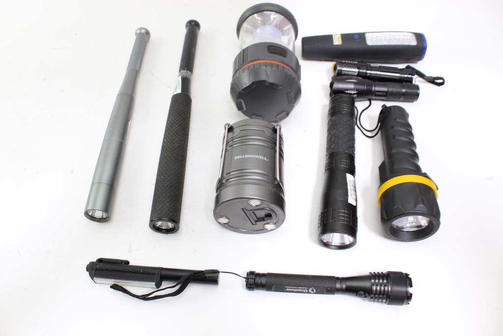 Flashlights And Lights: Duracell, Uranium, Lux Pro, Ozark Trail And ...