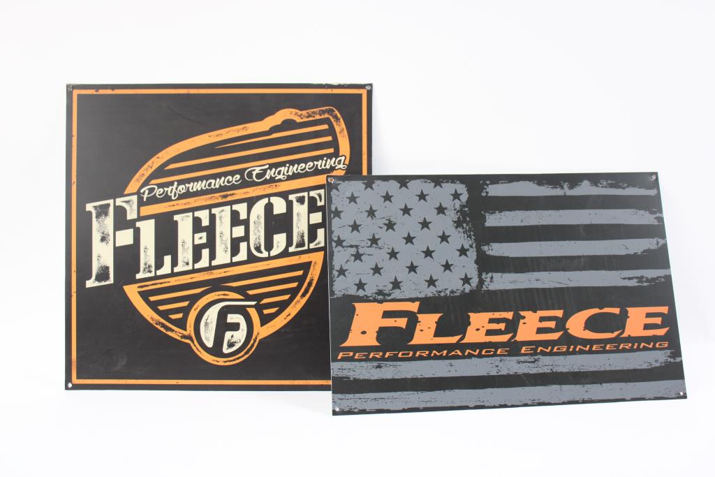 Fleece Preformance Engineering Signs, 3 Pieces | Property Room