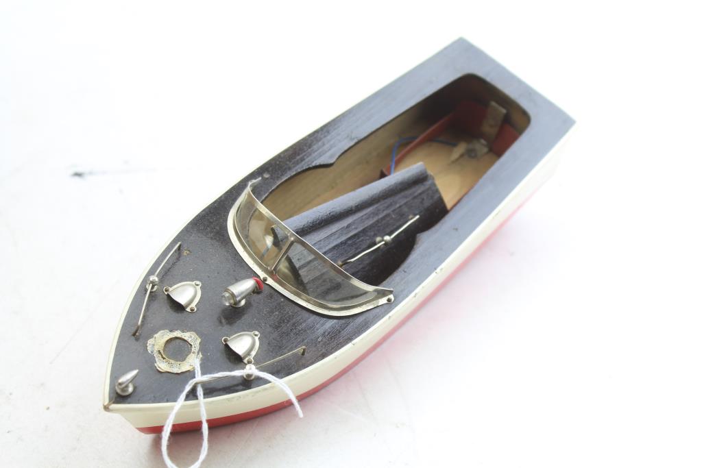 Fleet Line Speedboats The Fiesta Queen Battery Powered Boat | Property Room