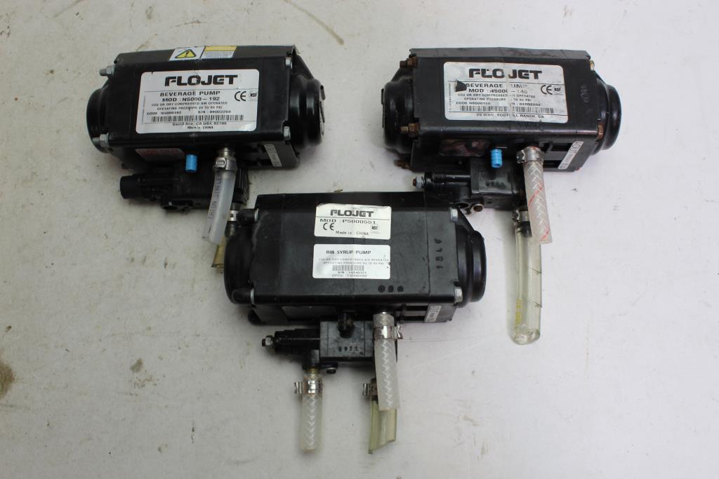 Flojet Beverage Pumps 3 Pieces | Property Room