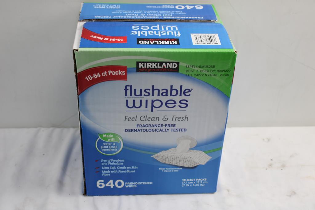 Flushable Wipes Pack, Vacuum Sealing Bags | Property Room