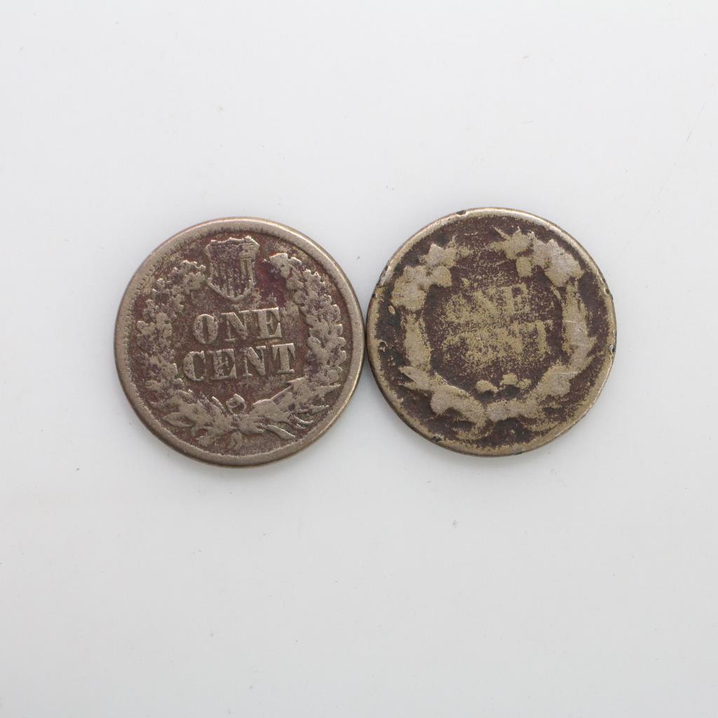Flying Eagle And Indian Head Penny | Property Room