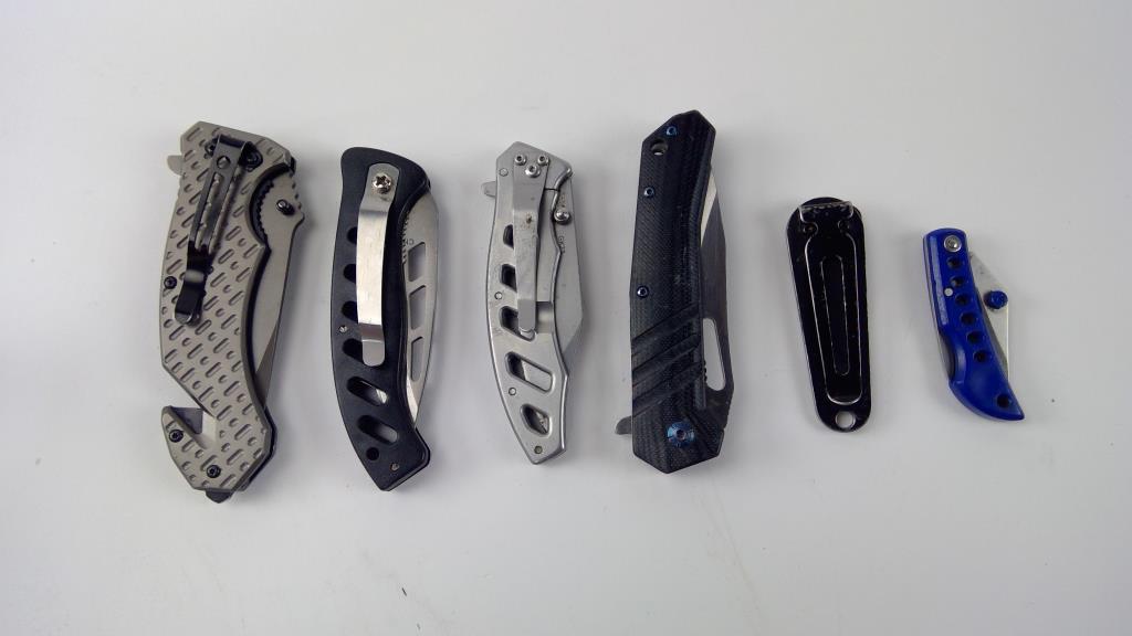 Flying Falcon Knife And Other Knives, 6 Pieces | Property Room