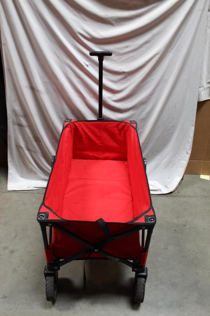 Foldable Red Transport Wagon | Property Room