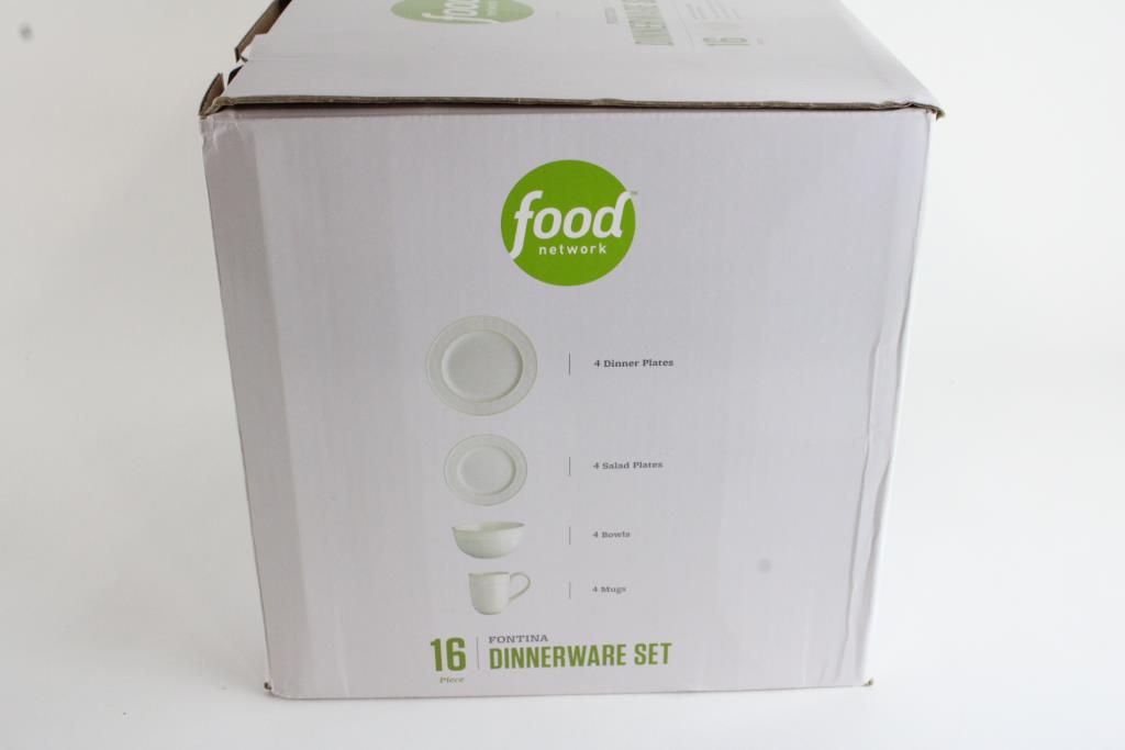 Food Network Fontina Dinnerware Set 16 Pieces | Property Room