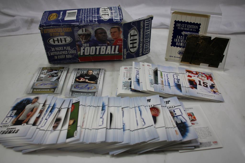Football HIT Trading Cards 10+ Pieces | Property Room
