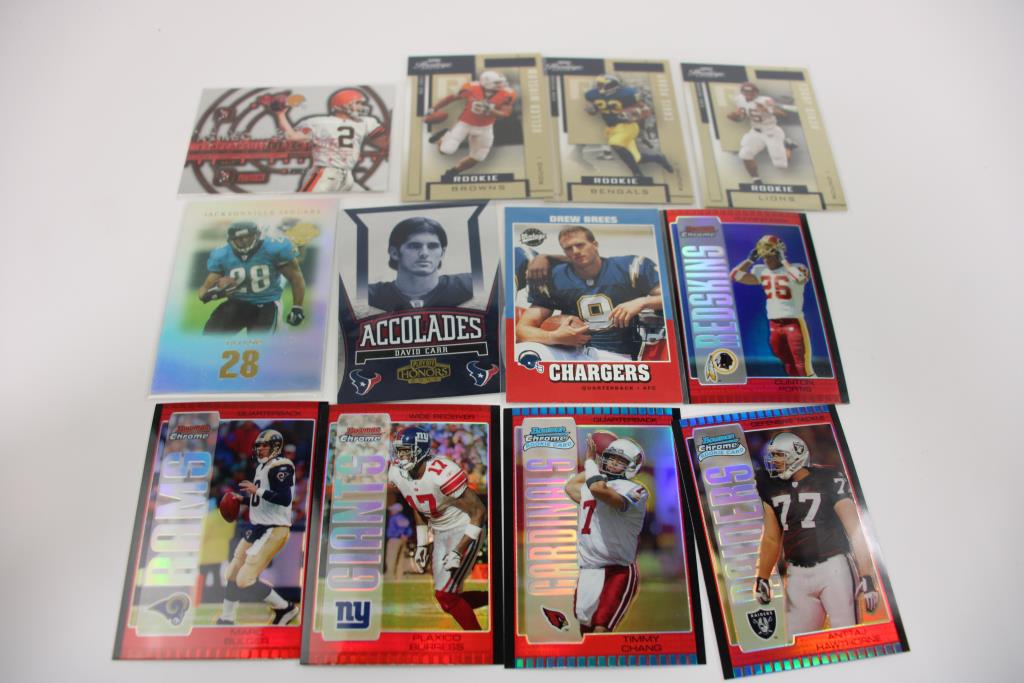 Football Trading Card Lot - 50+ Cards | Property Room