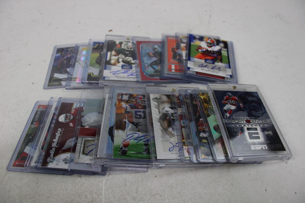 Football Trading Card Lot - Autos, Serials, Jersey-worn | Property Room