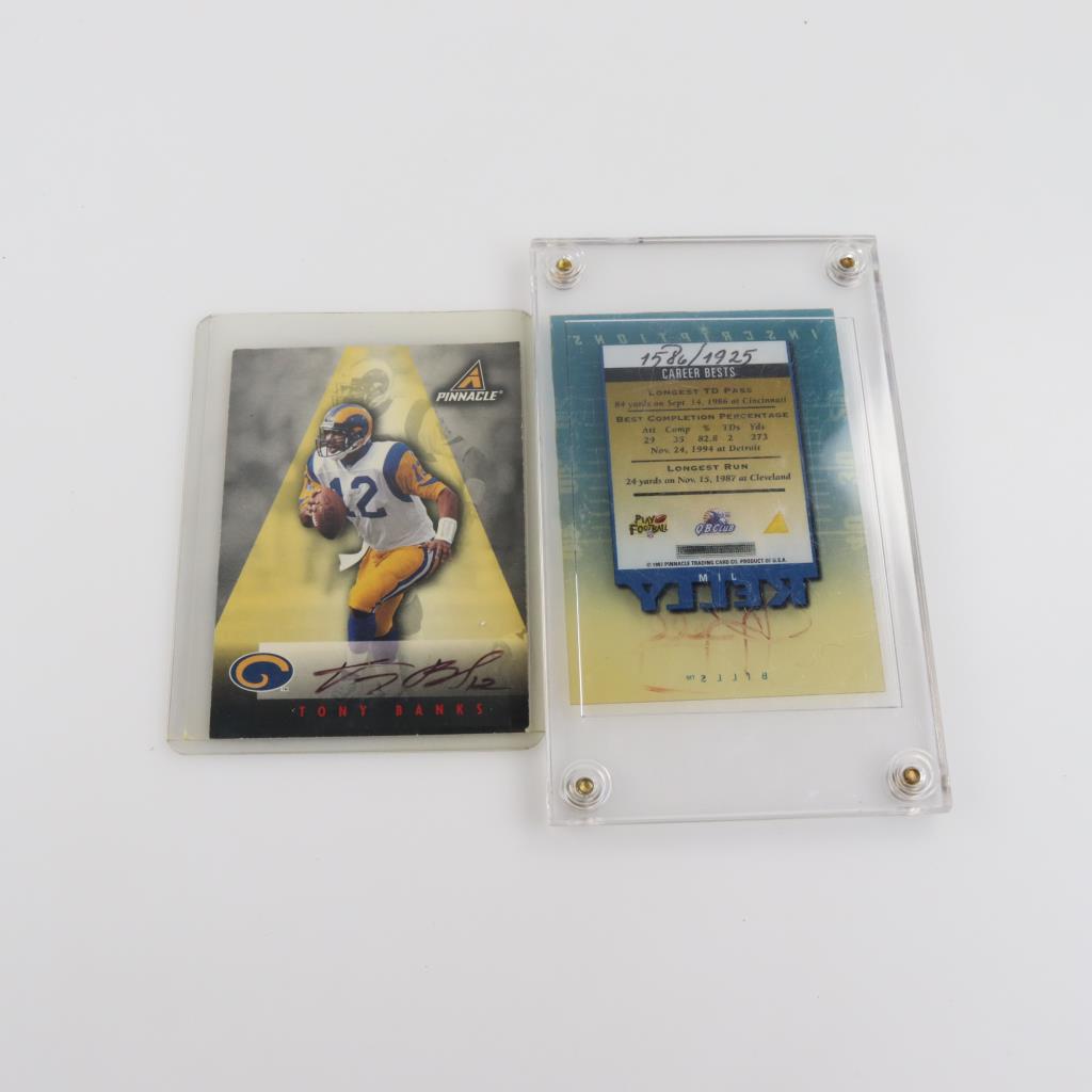 Football Trading Cards, 2 Pieces | Property Room