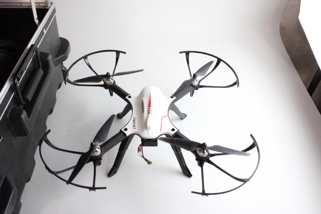 Force 1 Drone With Backpack & Plastic Case | Property Room