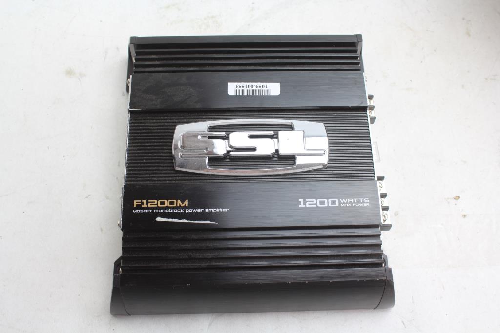 Force F1200M Mosfet Monoblock Power Amplifier | Property Room