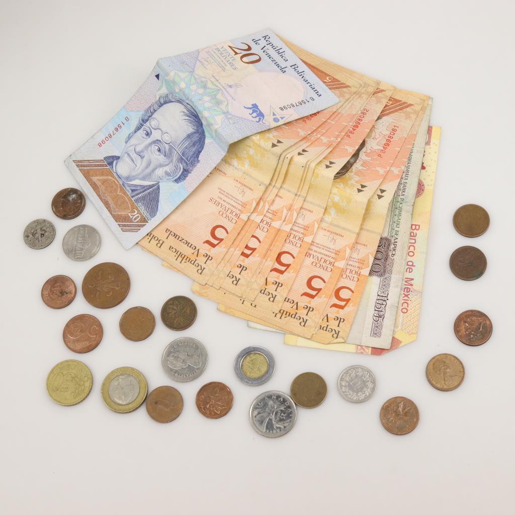 Foreign And US Currency, 35+ Pieces | Property Room