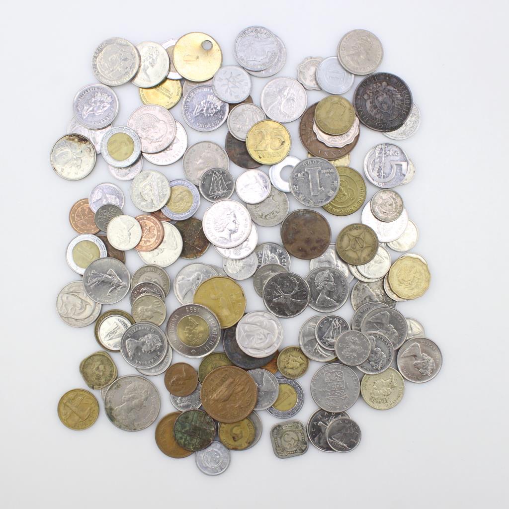 Foreign Coins 1.1+ Lbs | Property Room