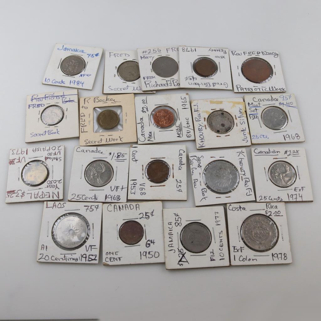 Foreign Coins, 18+ Pieces | Property Room