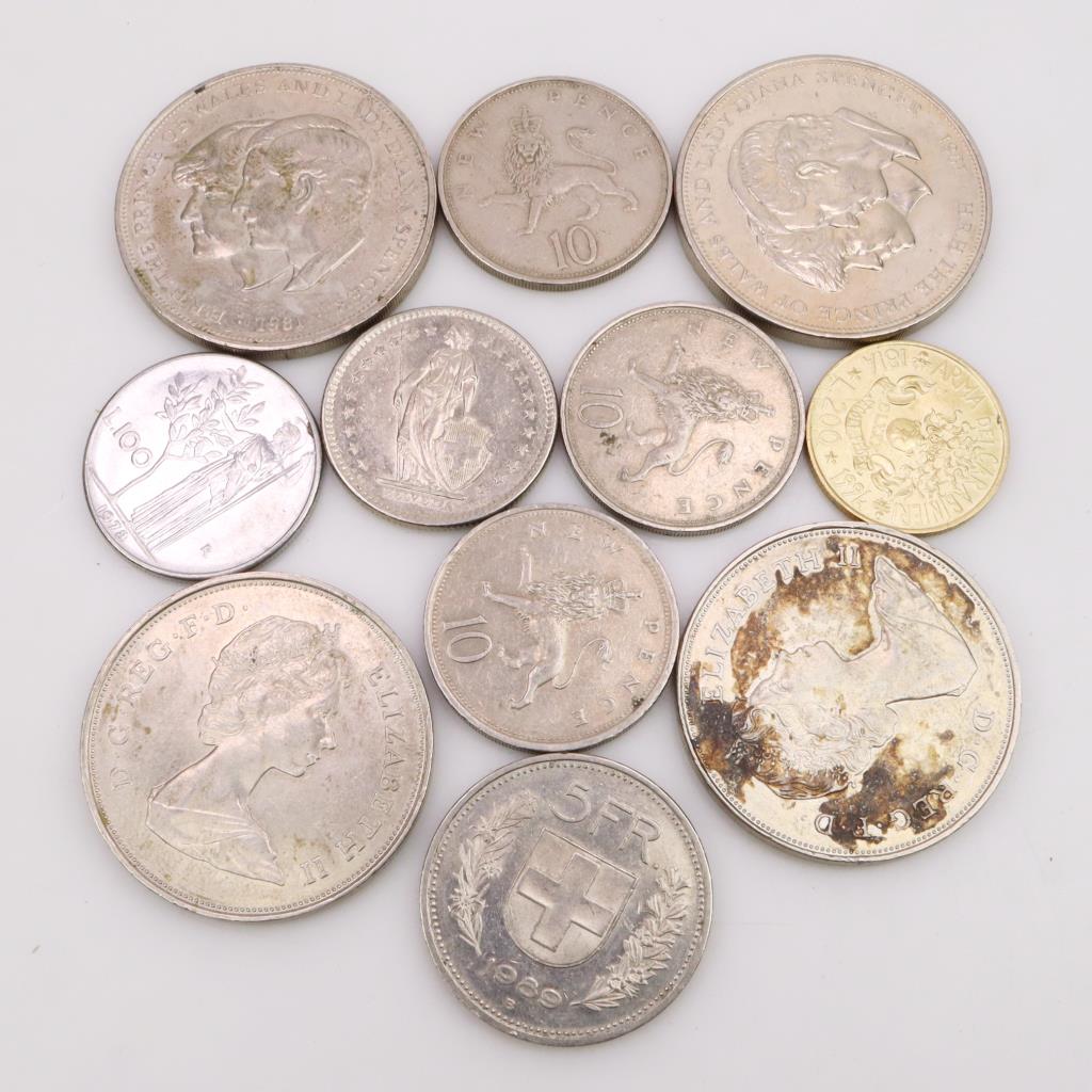 Foreign Coins And Tokens, 10+ Pieces | Property Room