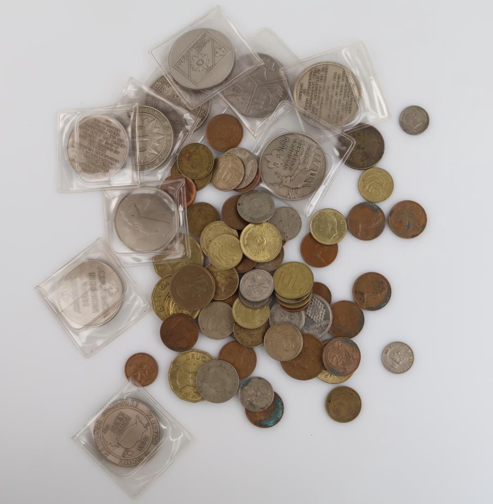 Foreign Coins And Tokens, 50+ Pieces | Property Room
