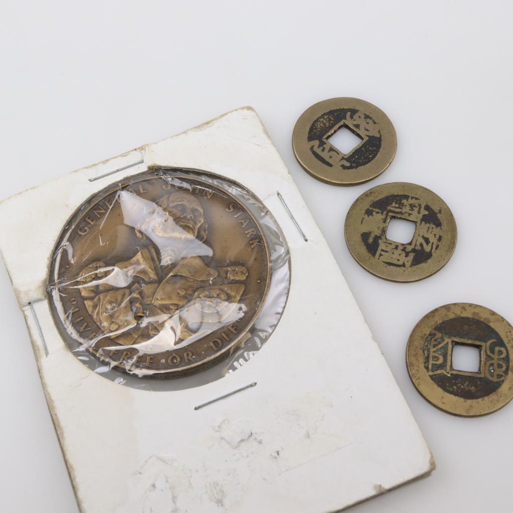 Foreign Coins And US Token, 4 Pieces | Property Room