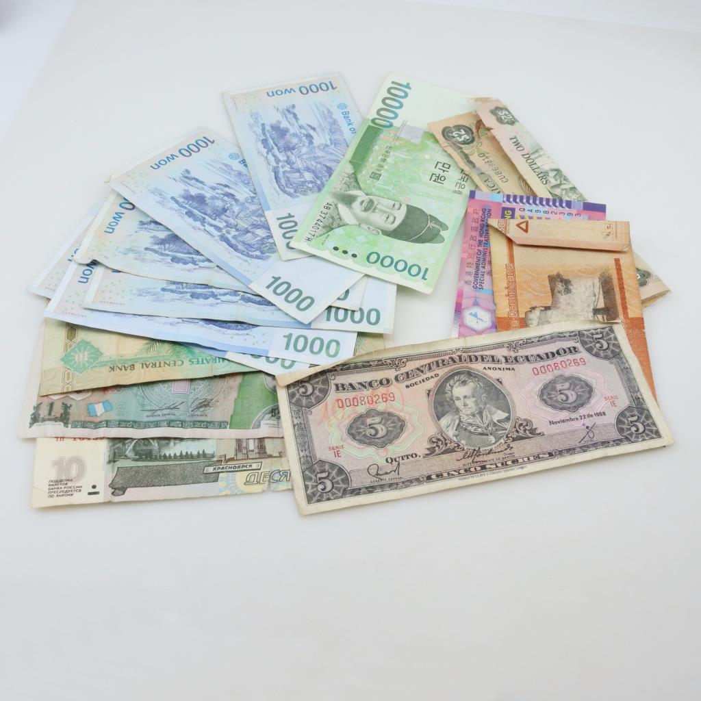 Foreign Currency, 14 Pieces | Property Room