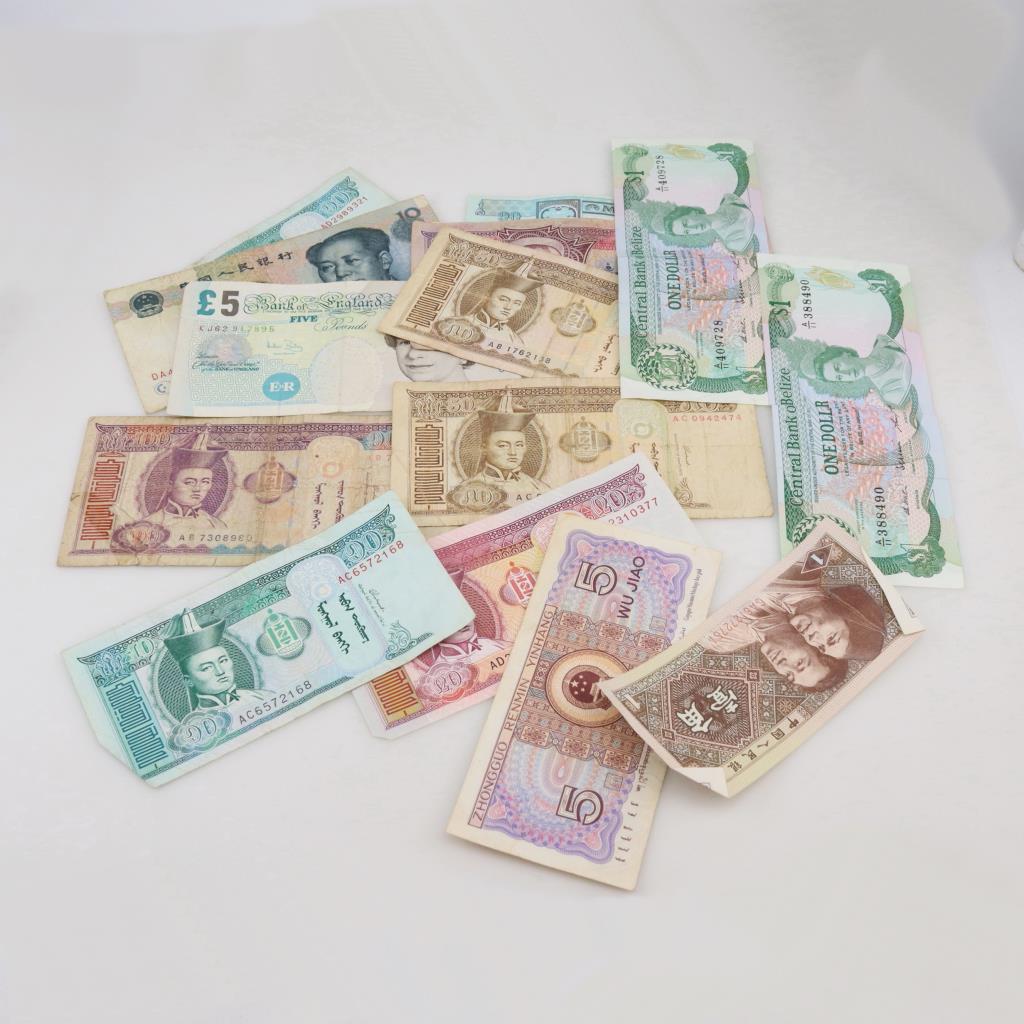 Foreign Currency, 14 Pieces | Property Room