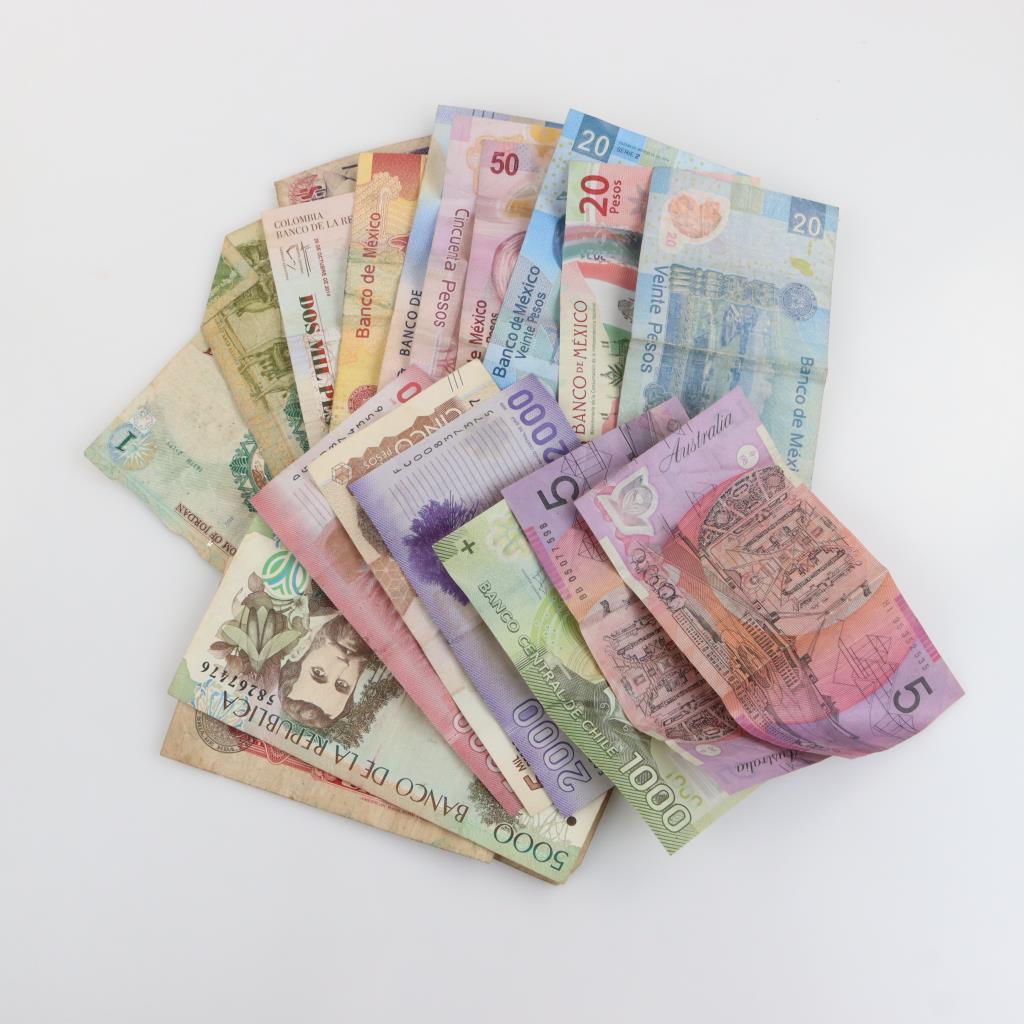 Foreign Currency, 17+ Pieces | Property Room