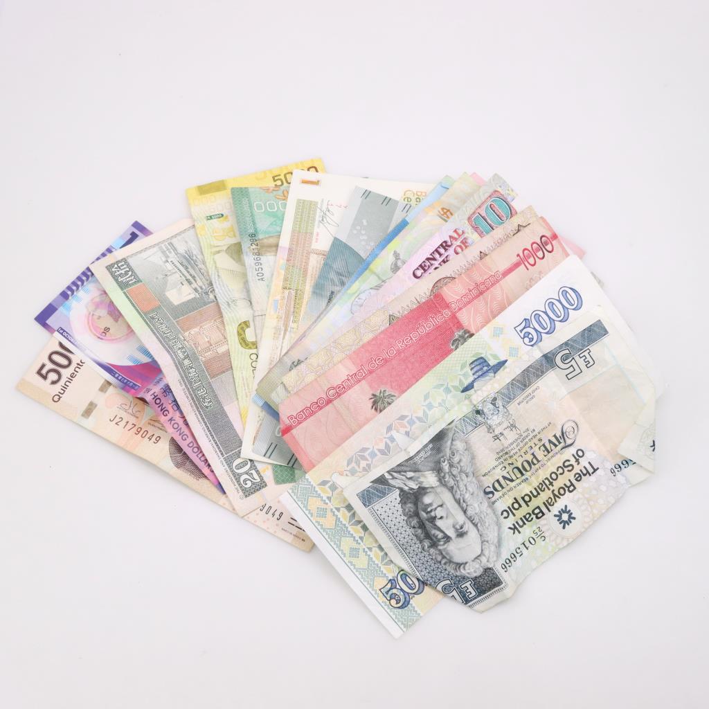 Foreign Currency, 18 Pieces | Property Room
