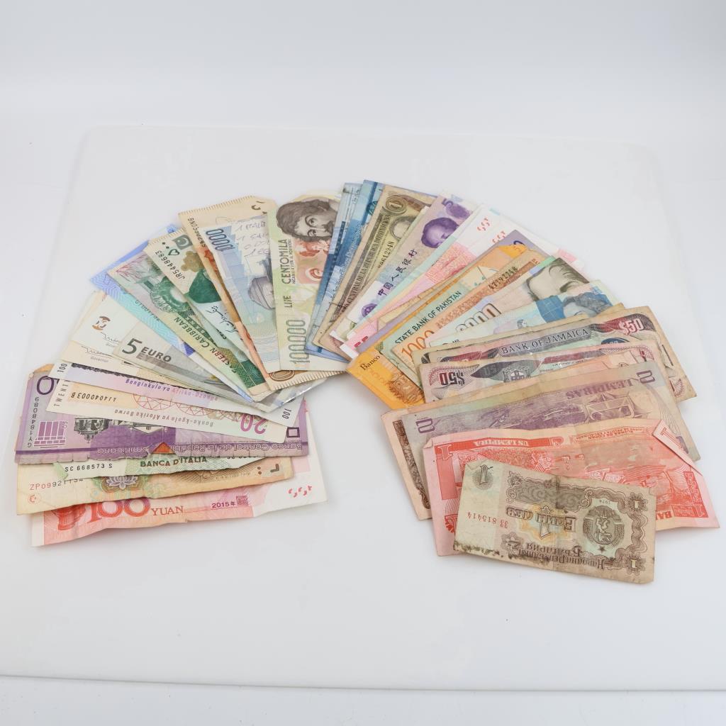 Foreign Currency, 40+ Pieces | Property Room