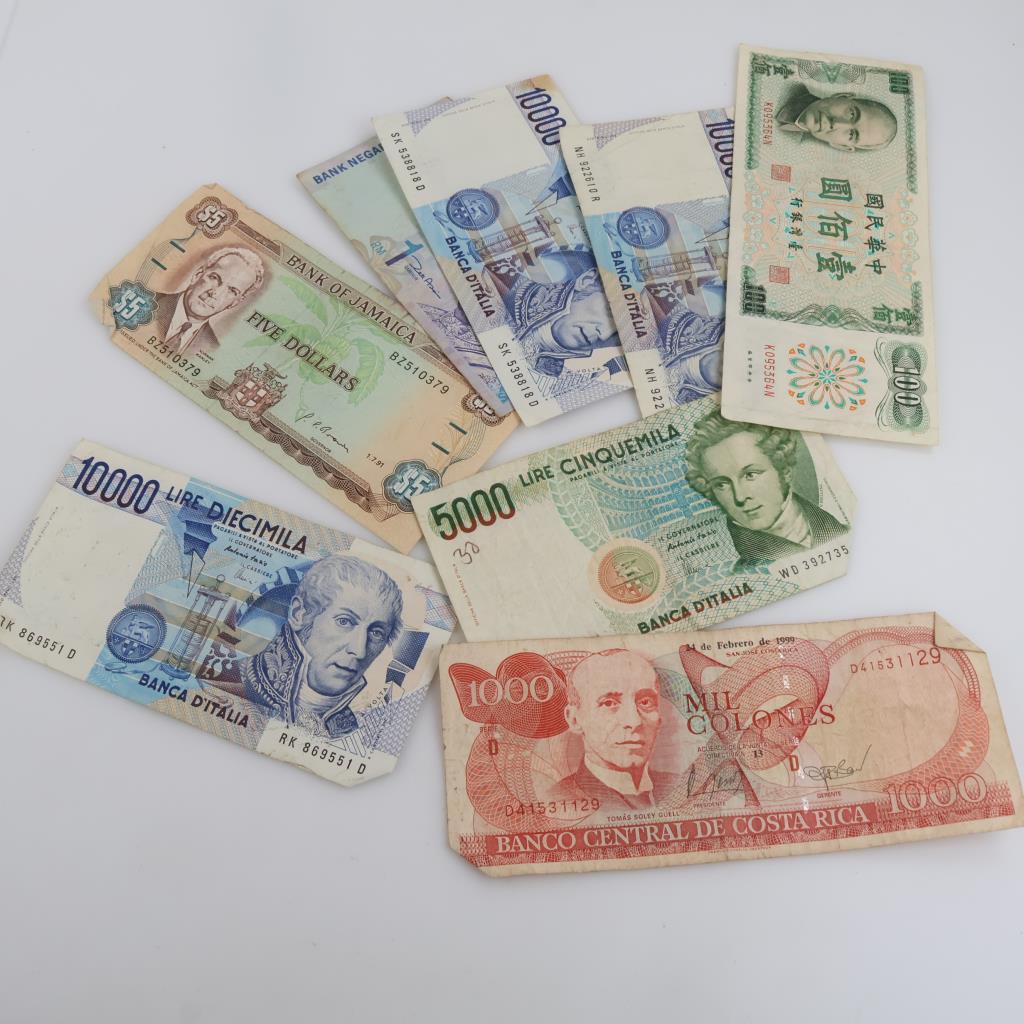 Foreign Currency, 8 Pieces | Property Room