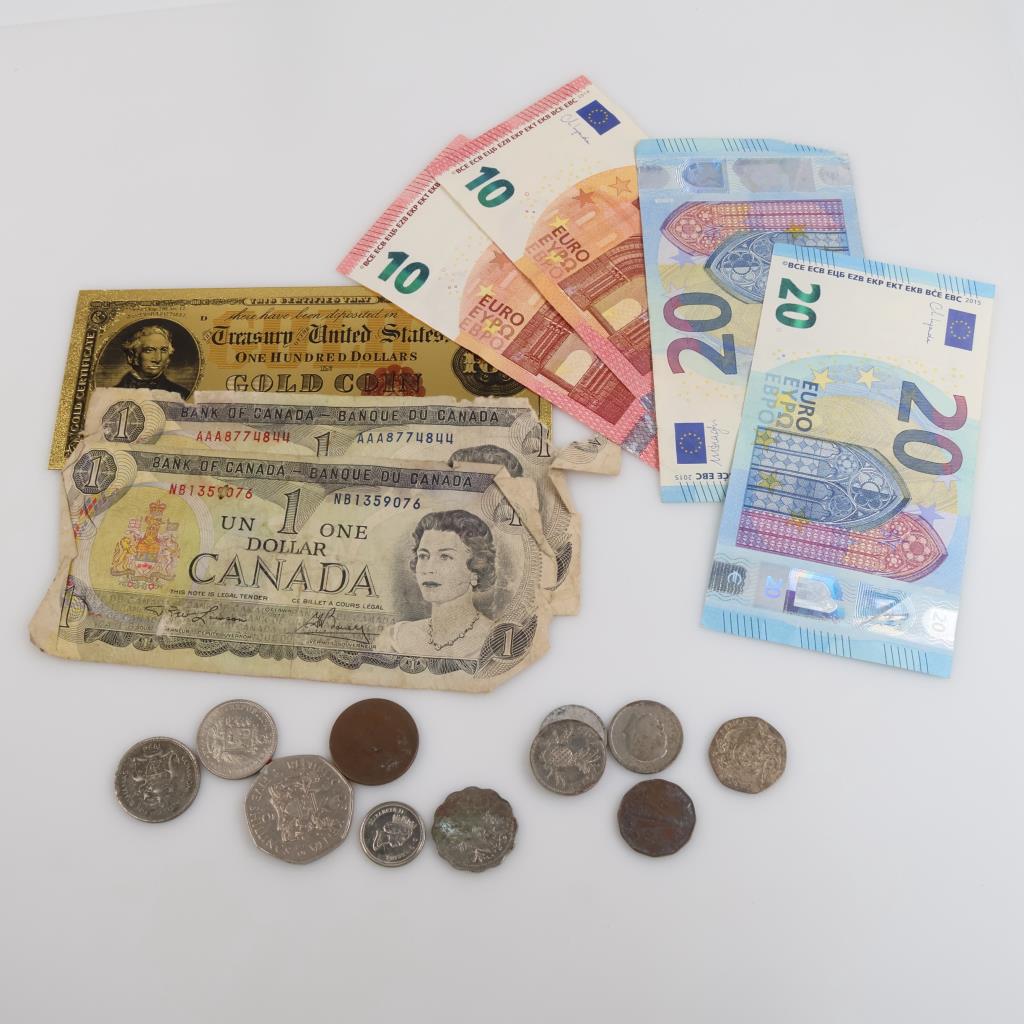 Foreign Currency And Novelty Foil Collectible | Property Room