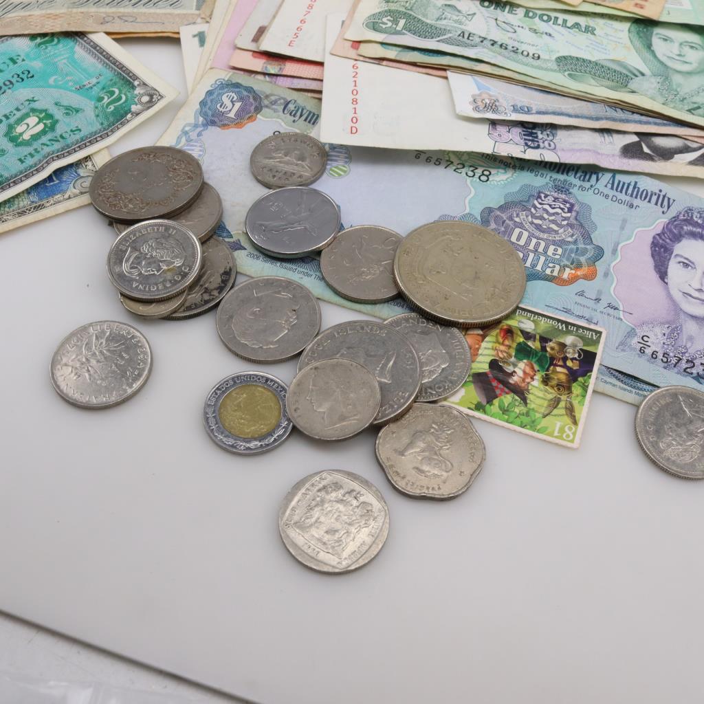 Foreign Currency And Stamp, 50+ Pieces | Property Room