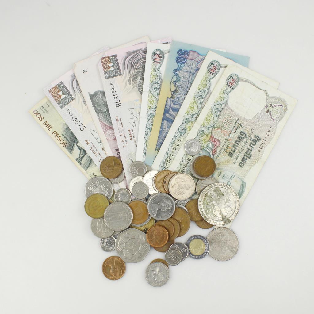 Foreign Currency And Tokens, 51+ Pieces | Property Room