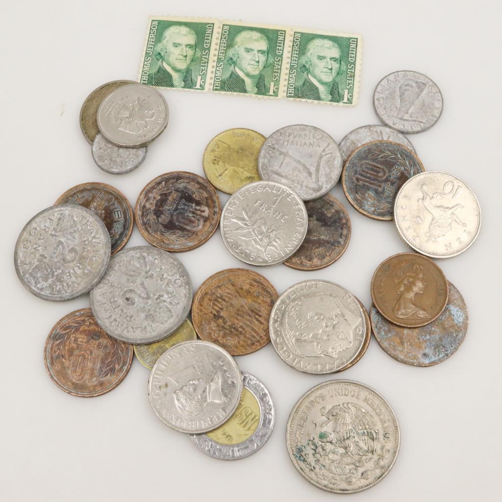 Foreign Currency Stamps, 24+ Pieces | Property Room
