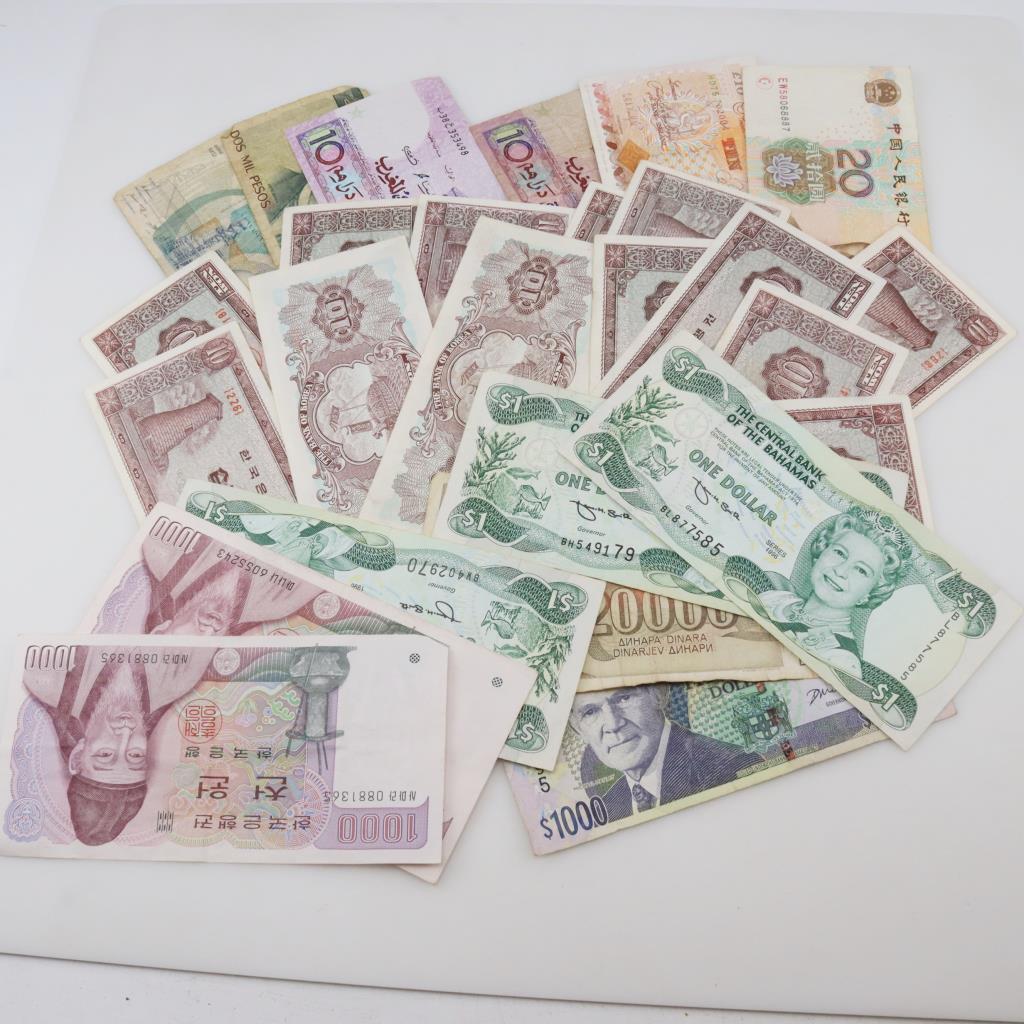 Foreign Currency,12+ Pieces | Property Room