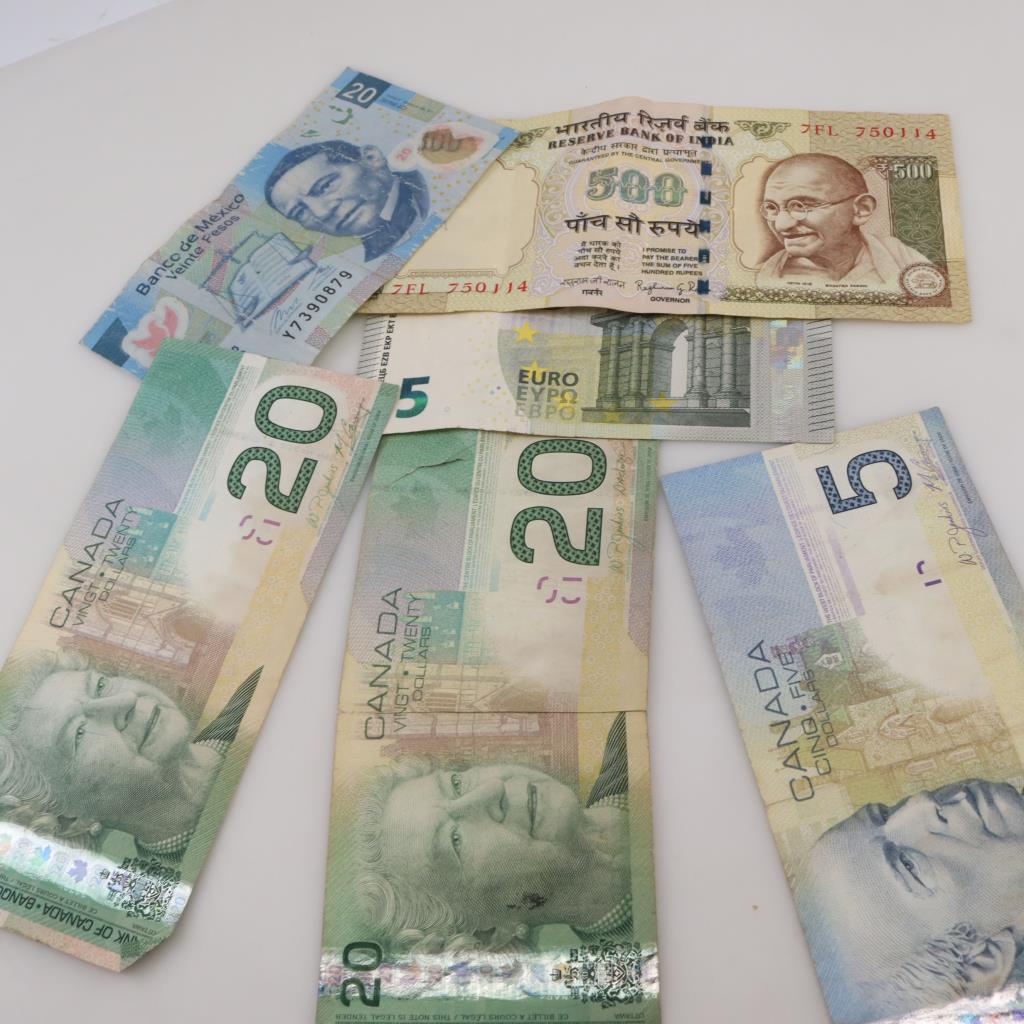 Foreign Paper Bills; 6 Pieces | Property Room