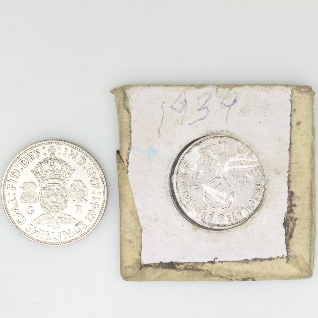 Foreign Silver Coins, 2 Pieces | Property Room