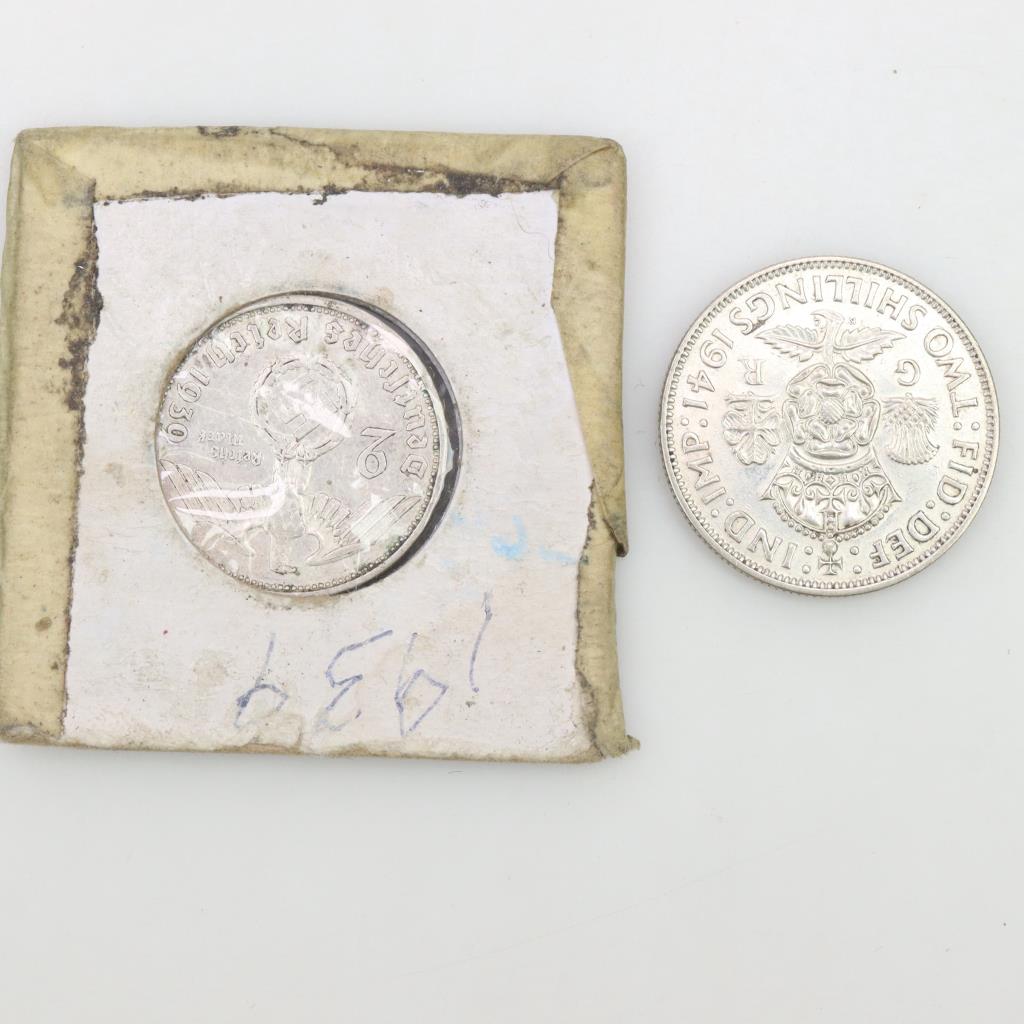 Foreign Silver Coins, 2 Pieces | Property Room