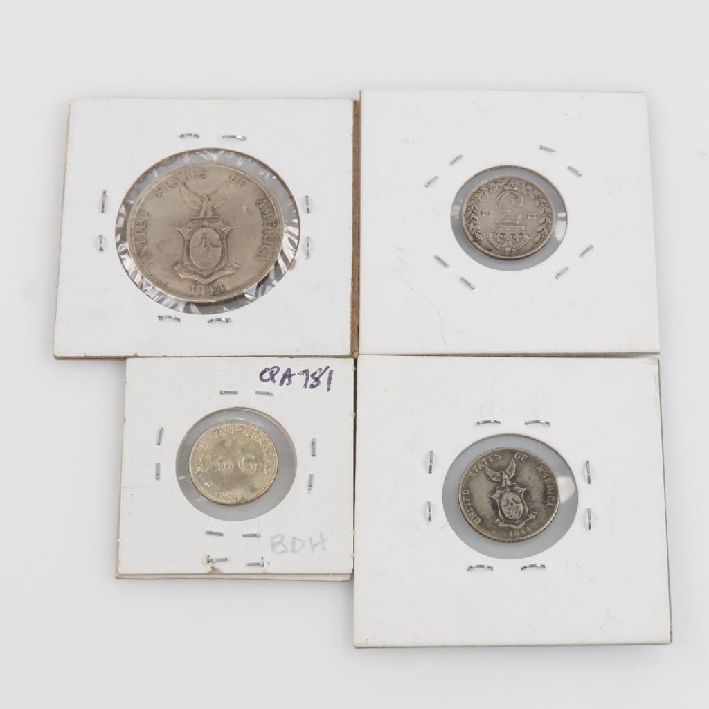 Foreign Silver Coins, 4 Pieces | Property Room