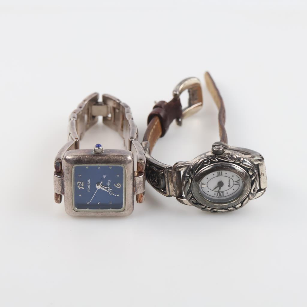 Fossil And Brighton Watch; 2 Pieces | Property Room