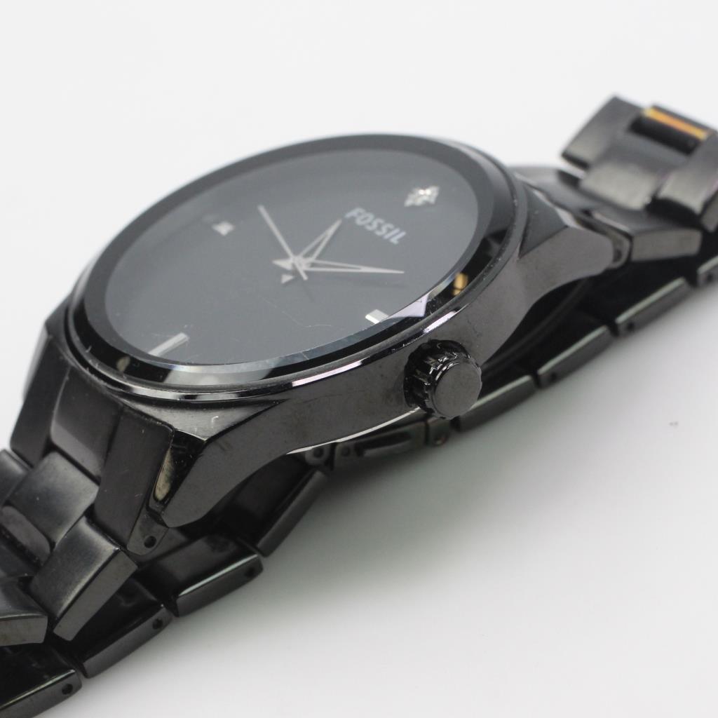 Fossil Black Stainless Steel Watch | Property Room