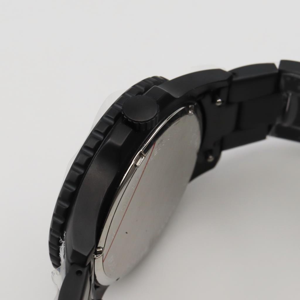 Fossil FB-01 Three-Hand Date Black Stainless Steel Watch | Property Room