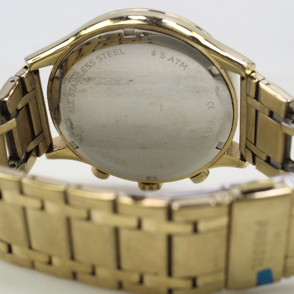 Fossil Fenmore Chronograph Stainless Steel Watch | Property Room