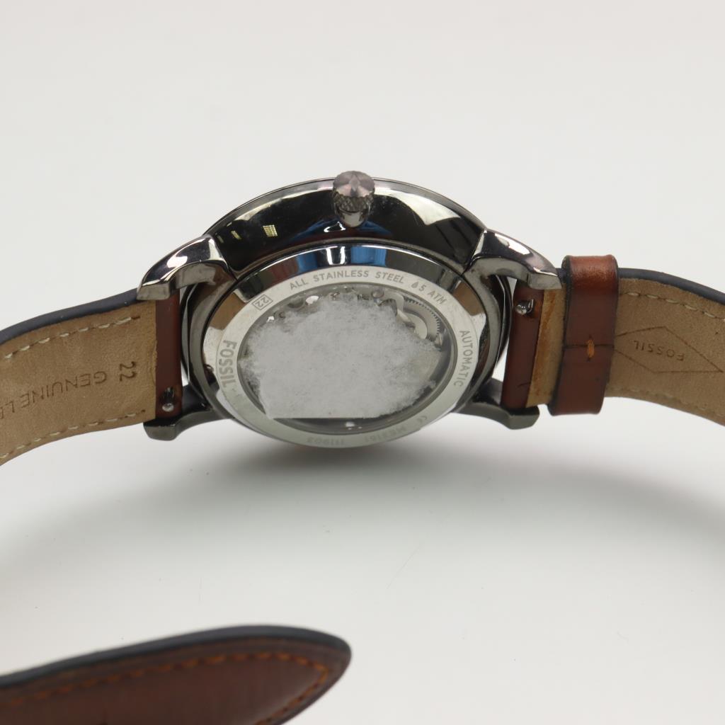 Fossil Neutra Automatic Amber Leather Watch | Property Room