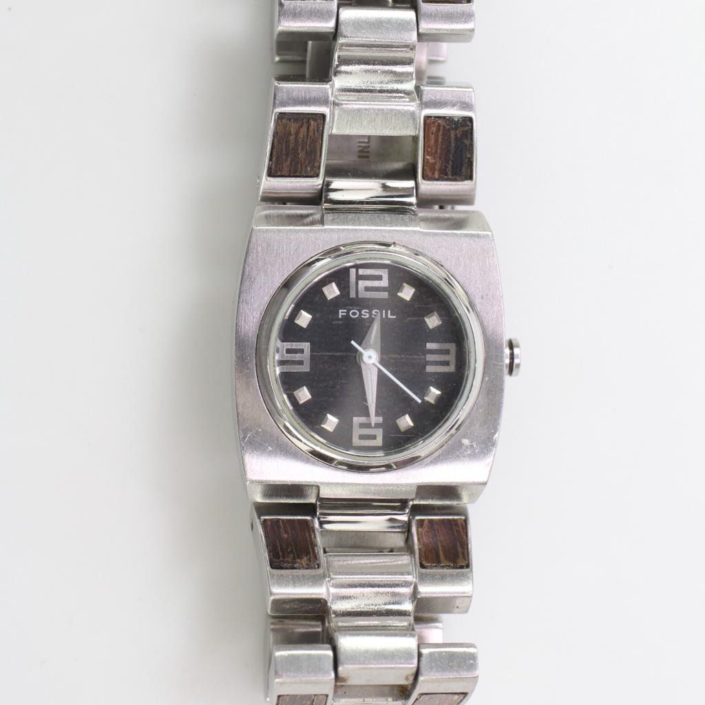 Fossil Square Wooden Watch | Property Room