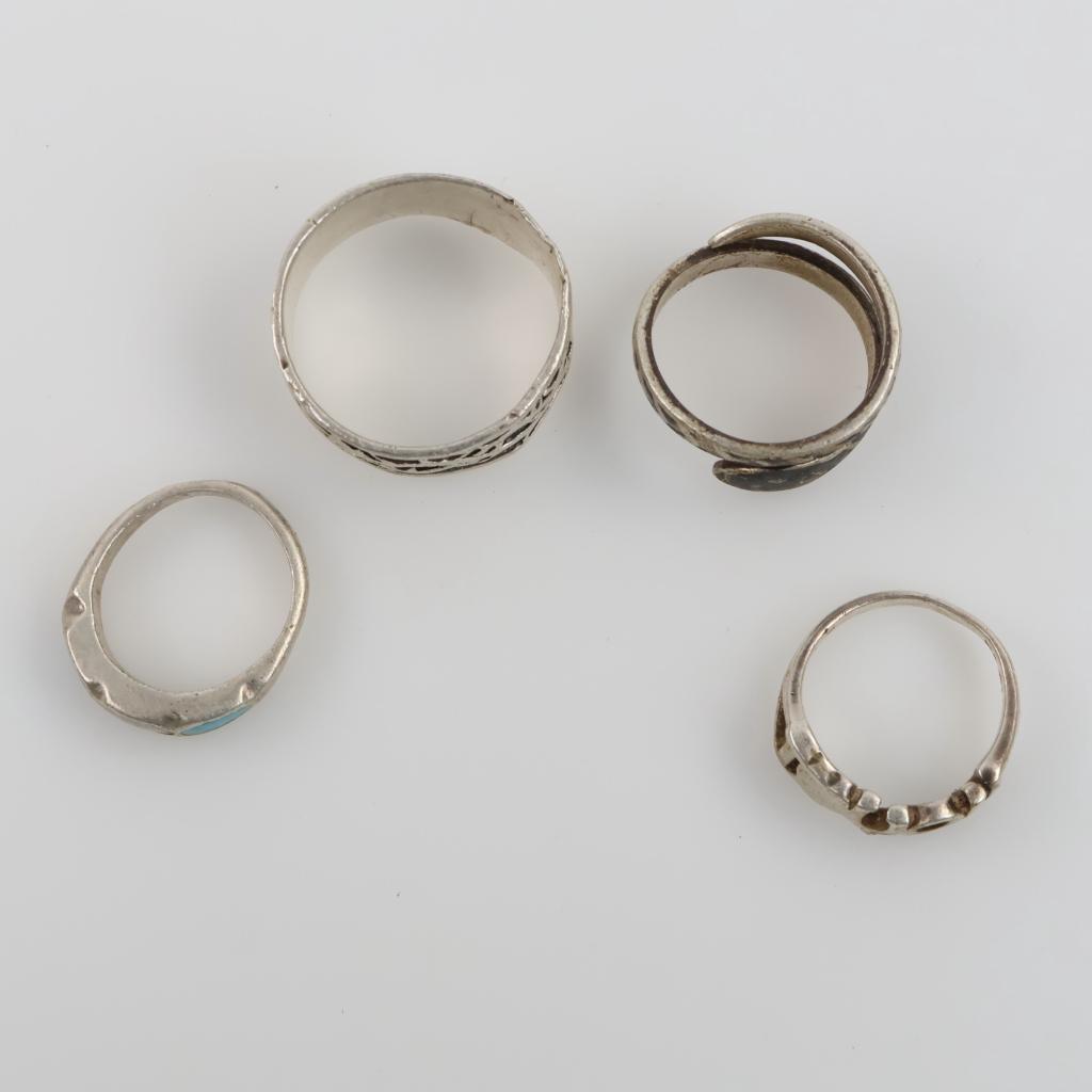 Four Sterling Silver Rings | Property Room